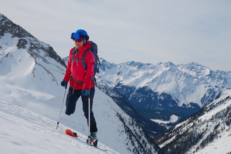 Winter - Jaqueline Fritz: Mit einem Bein auf Skitour und ins TV-Magazin ... Winter - Jaqueline Fritz: Mit einem Bein auf Skitour und ins TV-Magazin ...